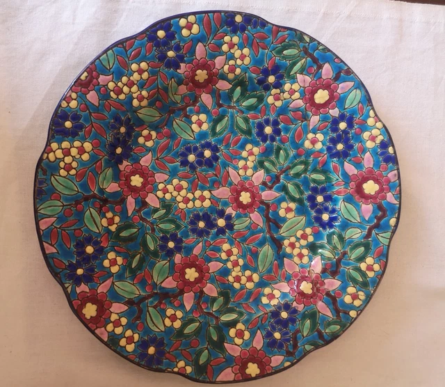 ANCIEN PLAT EMAUX De Longwy EUR 20,00 - PicClick FR