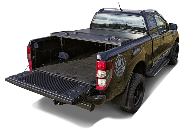 FALTBARE LADERAUMABDECKUNG PASSEND für Ford Ranger Extra Cab 2012-2022 ...