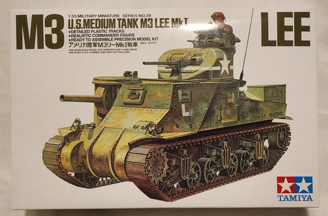 35039 TAMIYA 1/35 US Medium Tank M3 Lee Mk1 Model Kit EUR 37,83 ...