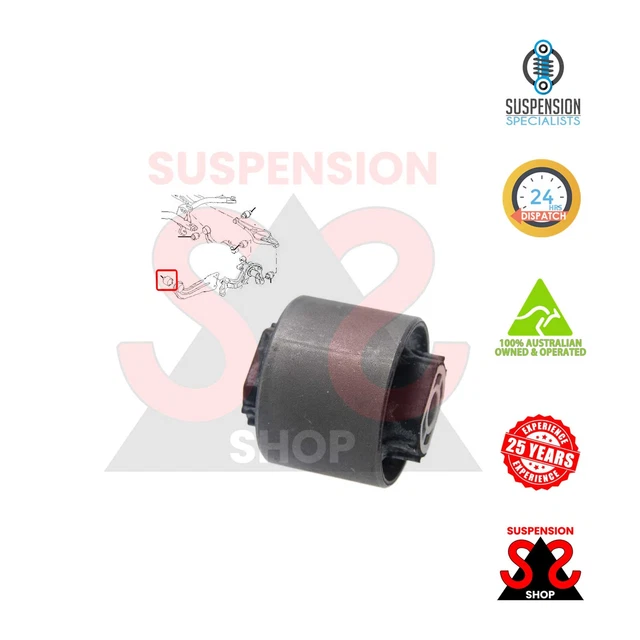 REAR AXLE UPPER Bushing, Control/Trailing Arm Suit VW Passat 1.9 TDI ...