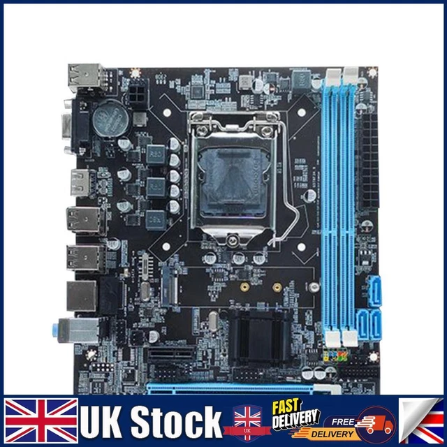 H61 PC MAIN Board 16GB Micro-ATX Computer MainBoard LGA1155 Socket I3 ...