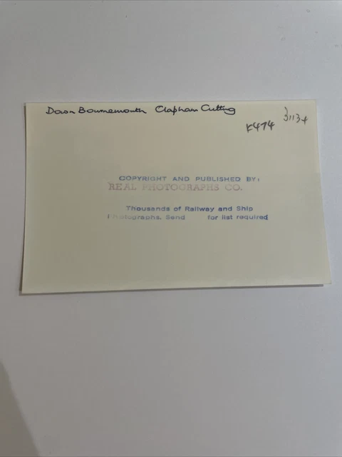 RAILWAY LOCOMOTIVE PHOTOGRAPH - Lswr D15 467 Clapham Cutting F474 £3.50 ...