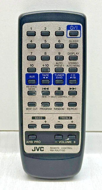 GENUINE JVC RM-RXUT100 Audio Remote For UX-T100 UX-T150 UX-T151 UX-T550 ...