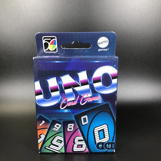 MATTEL UNO 1980S 80s Edition Retro Version Family Card Game #2 of 5 NEW ...
