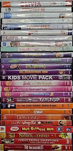 WHOLESALE LOT 100+ DVDs Kids & Family Children's Baby Pixar Disney Elmo Potter $40.73 - PicClick AU