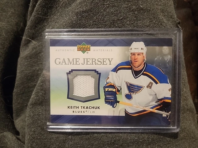 2007-08 UD GAME Jersey Keith Tkachuk - St Louis Blues #J-Kt $5.00 ...
