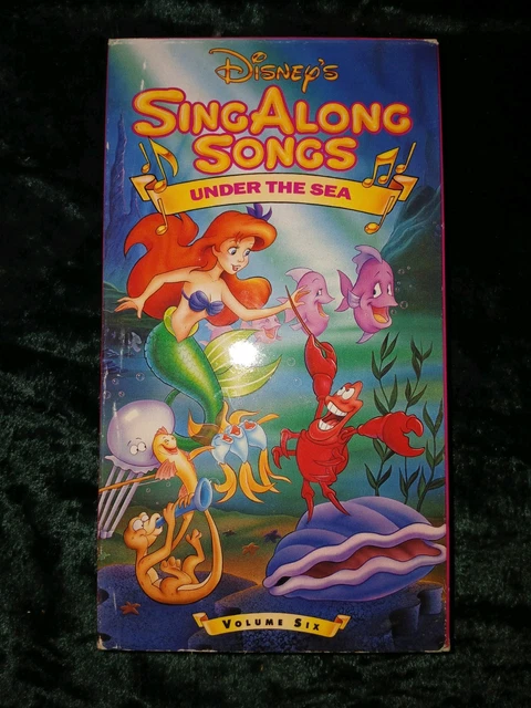 DISNEYS SING ALONG Songs - The Little Mermaid: Under the Sea (VHS, 1990 ...