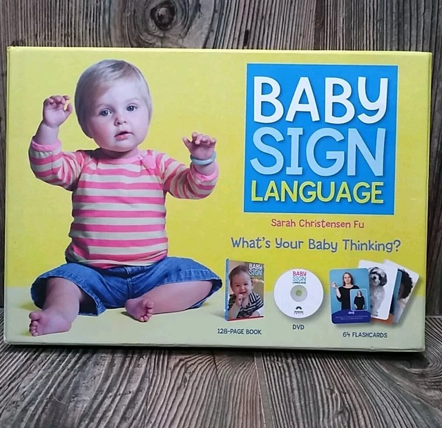 BABY SIGN LANGUAGE Kit Book DVD Flashcards Teach Practice Learn Signing ...