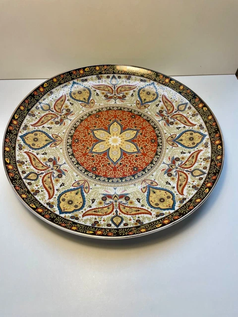 ANCIEN PLAT DE Type Marocain "Taouss" des Années 70 - Rare - Fabriqué ...