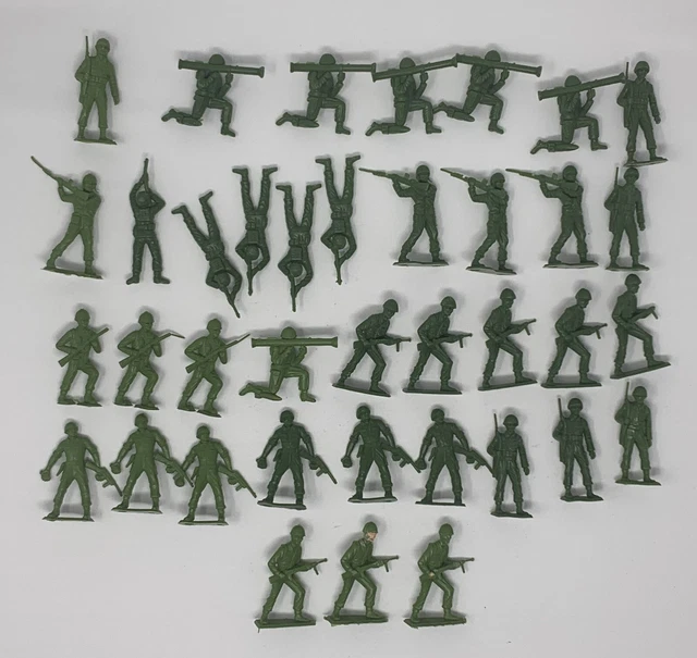 VINTAGE MPC PLASTIC Toy Army Soldiers Lot Of 38 $19.90 - PicClick