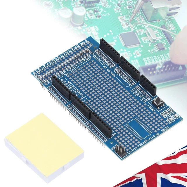 MEGA 2560 MINI PCB Breadboard I/O PWM MEGA ProtoShield 5/3.3V for Arduino MEGA £5.39 - PicClick UK