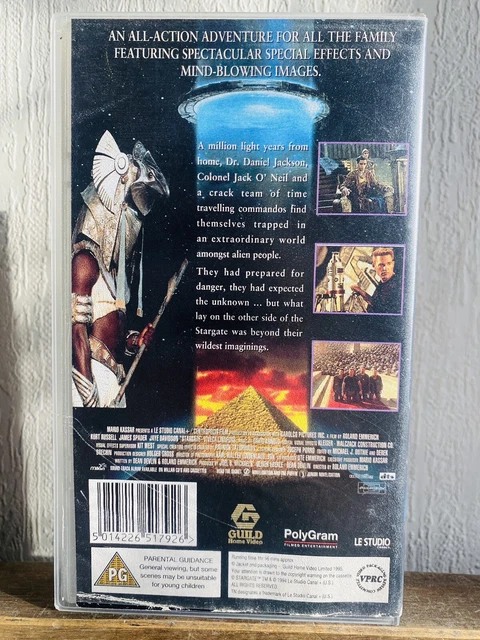 STARGATE (1994) VHS PAL Widescreen Dolby Stereo SR Guild £14.00 ...