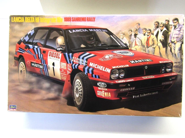 HASEGAWA 1:24 SCALE Lancia Delta HF Integrale 16v 1989 San Remo Rally ...