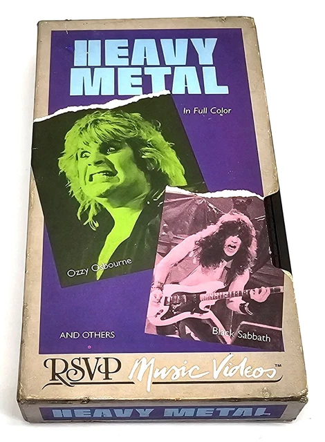 HEAVY METAL VHS 1986 With Black Sabbath Ian Gillan Trashed Zero The ...