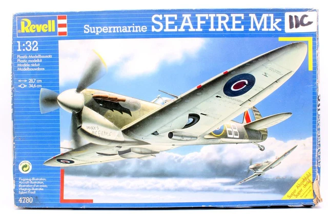 REVELL 1:32 SCALE 4780 SUPERMARINE SEAFIRE Mk 11C £22.50 - PicClick UK