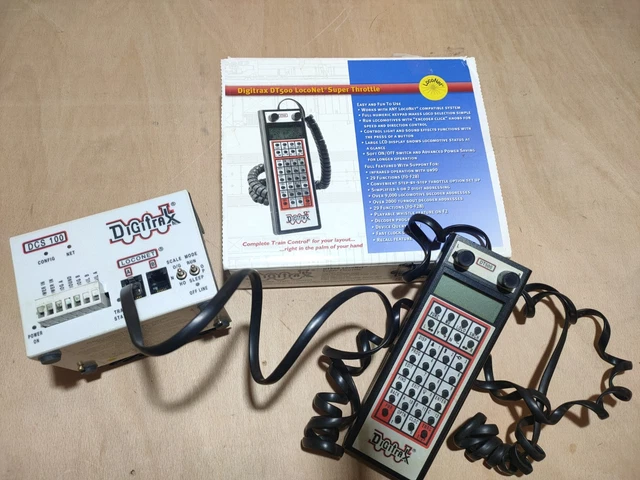 DIGITRAX MODEL RAILWAY DCC CONTROLLER WORKING SPARES AND REPAIRS DT500 ...