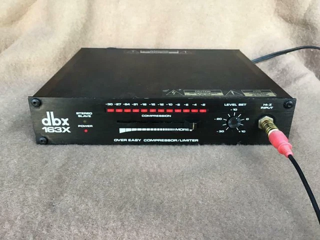 DBX 163X OVER EASY COMPRESSOR / LIMITED demi-rack montable facteur de ...