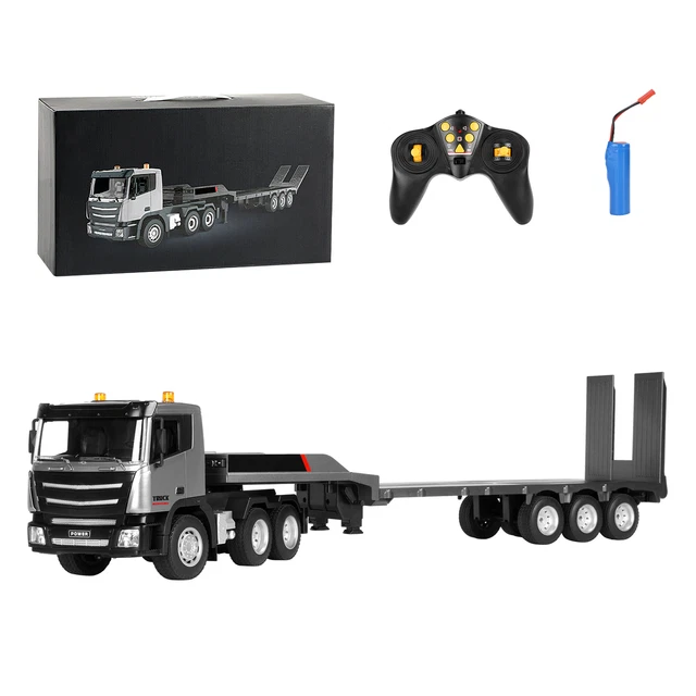 KIDS ELECTRIC REMOTE Control Construction Vehicle Ultra-Long Flatbed ...