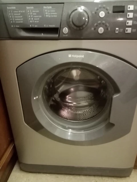 HOTPOINT AQUARIUS WMF740 SILVER Washing machine Machine £60.00 ...