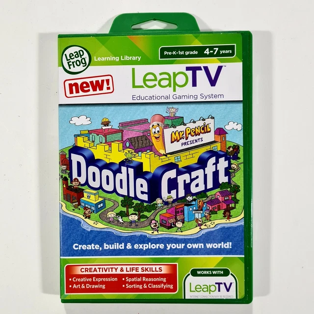 LEAP FROG TV Game DOODLE CRAFT Neu! Create/Build/Learning/Preschool ...