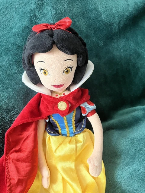 DISNEY PRINCESS SNOW White Plush Doll With Cape. Soft Toy 🎄Stocking ...