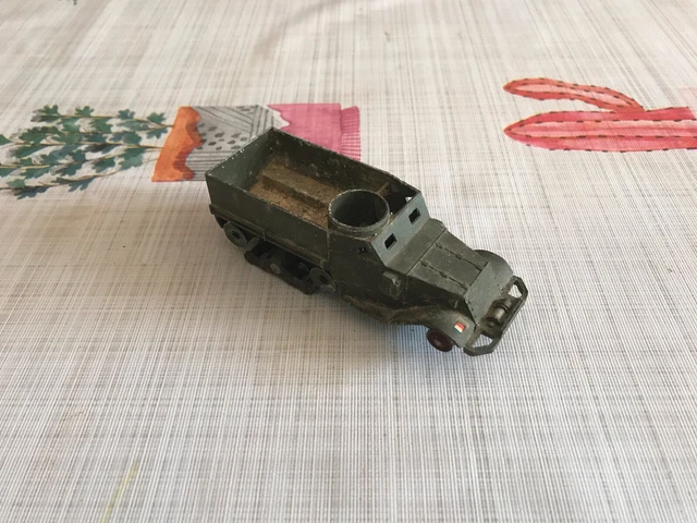 ANCIENNE VOITURE MINIATURE Dinky Toys Armée 822 Half Track Meccano ...