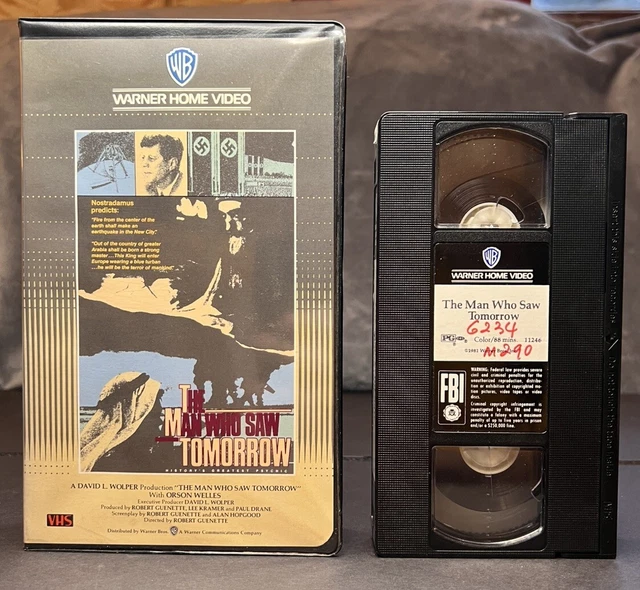 THE MAN WHO Saw Tomorrow VHS Rare Nostradamus Documentary Warner ...