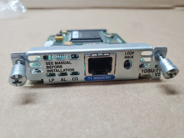 GENUINE CISCO WIC-1DSU-T1-V2 1-Port WAN Interface Card Module 73-8346 ...
