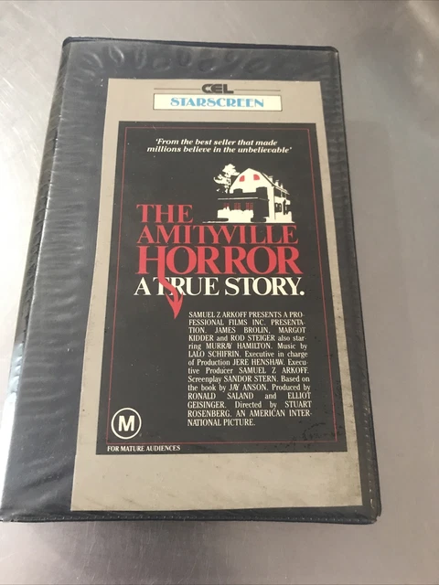THE AMITYVILLE HORROR VHS Video - CEL Starscreen Carton Horror EUR 13 ...