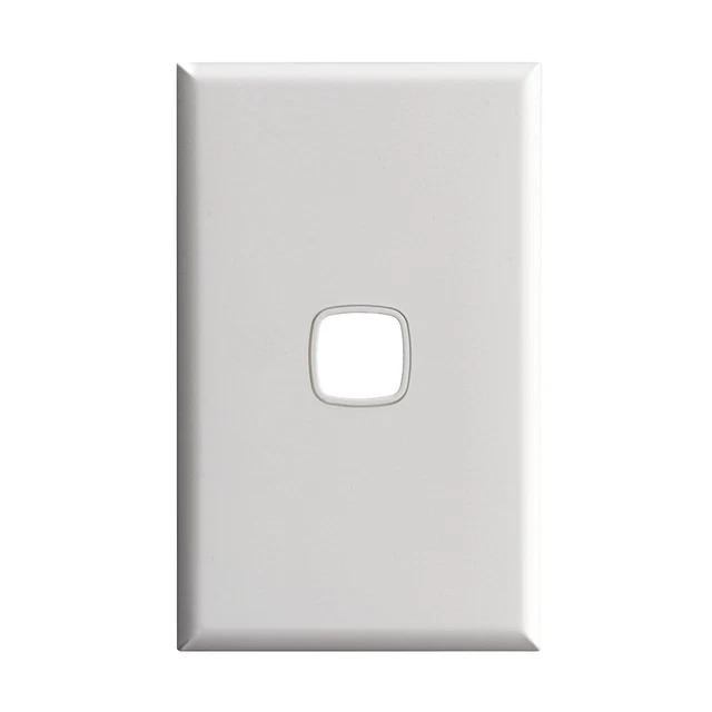 HPM EXCEL 1 Gang Light Switch Cover Plate, White $10.95 - PicClick AU