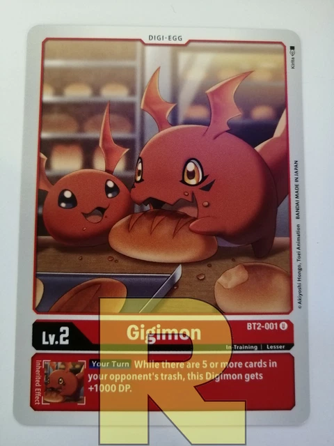 GIGIMON® BT2-001 U® Not Common® Digimon Ver. 1.5® English £2.62 - PicClick UK