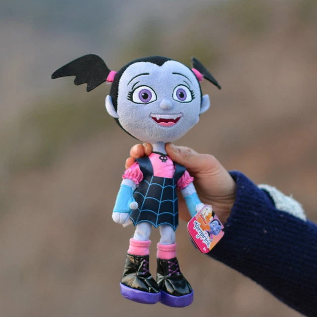 NEW 10& DISNEY Junior VAMPIRINA PLUSH Jr Vee HTF STUFFED Doll Animal ...