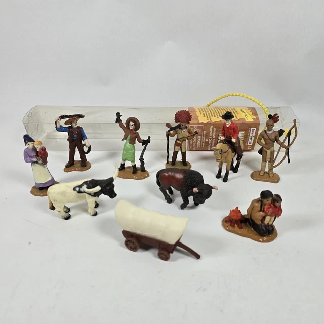 WILD WEST TOOB Safari Ltd Mini Figure Set of 12 Figures Miniature ...