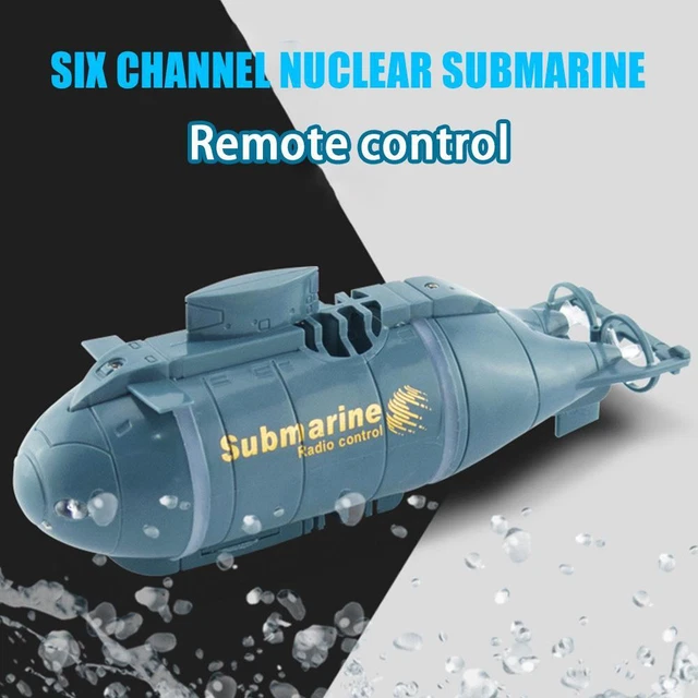 MINI RC SUBMARINE Remote Control 6 Channels Electric Diving Ship Boat ...