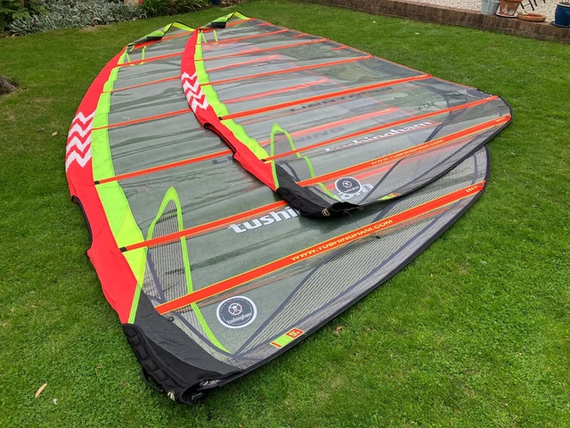 TUSHINGHAM LIGHTNING WINDSURFING Sails - 9.4 & 8.5 £94.30 - PicClick UK