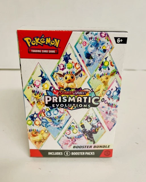 POKEMON TCG: SCARLET & Violet Prismatic Evolutions Booster Bundle Box ...