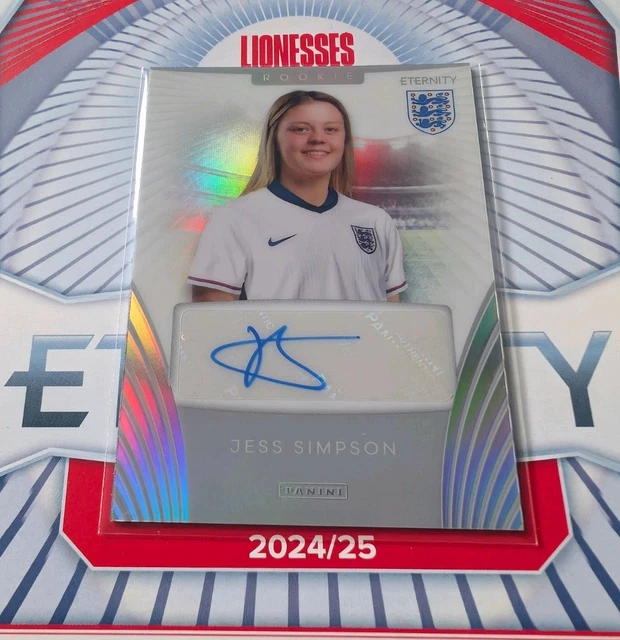 PANINI ETERNITY LIONESSES 2024/25 Jess Simpson Auto Card AUT-R04 £4.99 ...