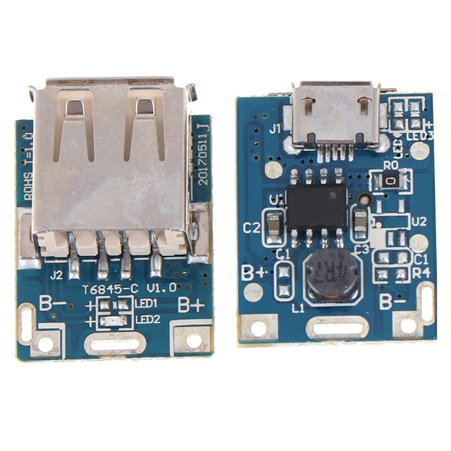 1* MICRO USB 5V Lithium Li-ion 18650 Battery Charger Module Board DIY ...