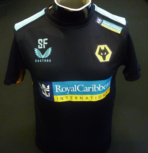 MAGLIA CALCIO WOLVERHAMPTON Wanderers 2021/22 Castore Staff Emissione ...