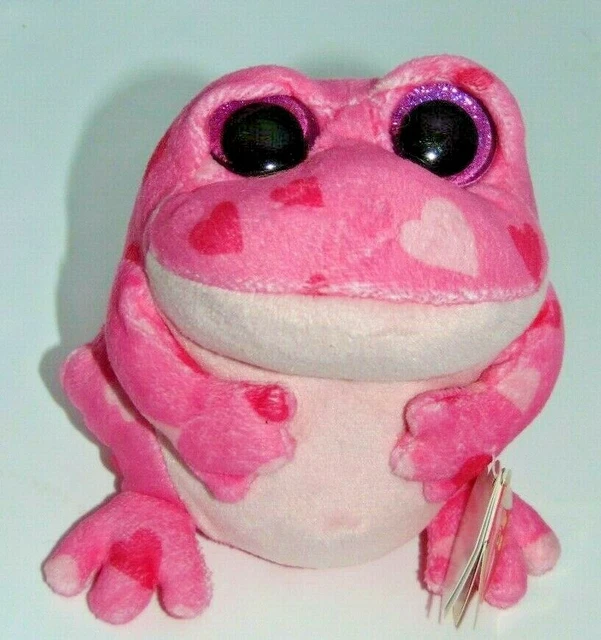 TY BEANIE BOOS - SMITTEN the Pink Frog (6 Inch) NEW - MINT with MINT ...