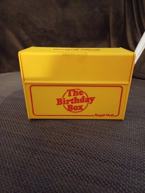 VINTAGE ROYAL MAIL 'The Birthday Box' With Original Cards Contents 1980 ...
