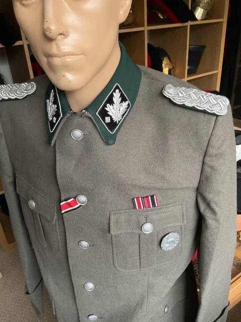 WW2 GERMAN GENERAL’S Elite medium size tunic ( reproduction ) £55.84 - PicClick UK