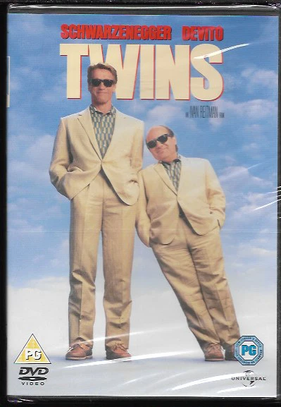 TWINS GENUINE R2 Dvd Arnold Schwarzenegger Danny Devito New/Sealed £4. ...