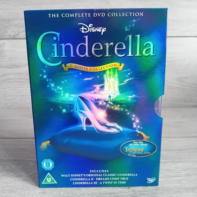 DISNEY CINDERELLA 3 Movie Collection [DVD] Plus All New Short Tangled ...