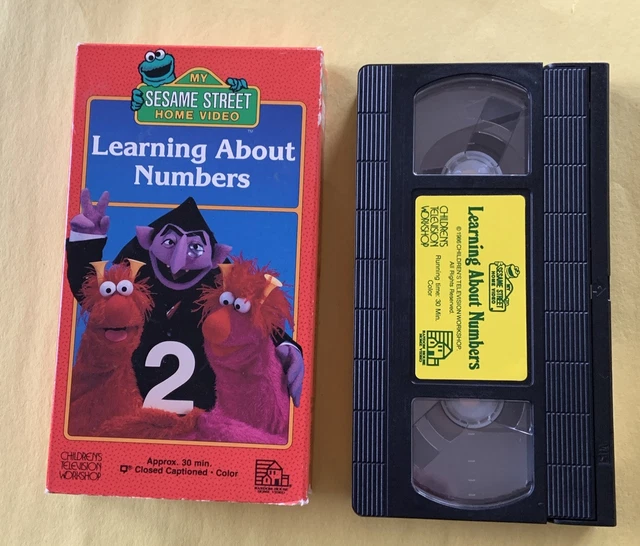SESAME STREET LEARNING About Numbers VHS Tape Tested £9.47 - PicClick UK