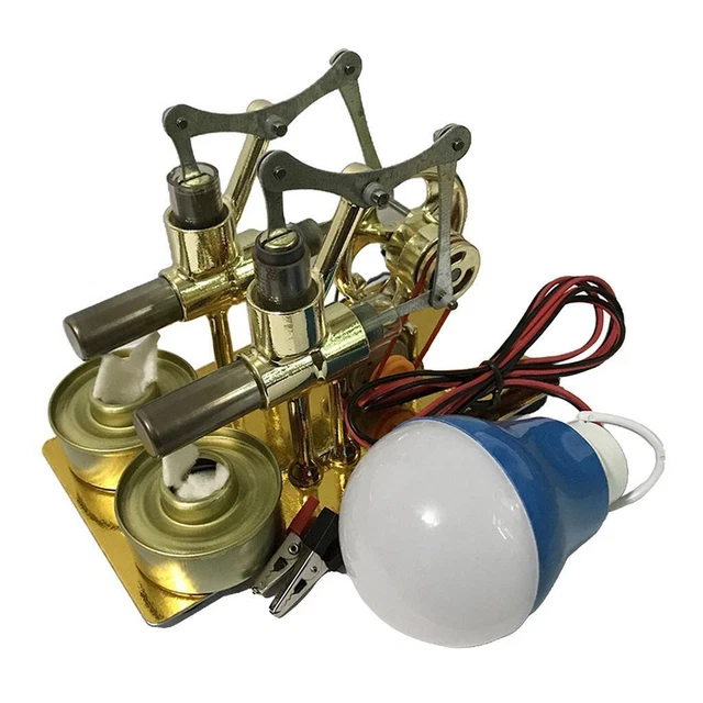 HOT AIR ENGINE Motor Model Steam Power Toy Kits Goods DIY J £53.34 ...