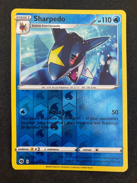 POKEMON SHARPEDO 012/073 Champion's Path Reverse Holo NM-MINT EUR 1,12 ...