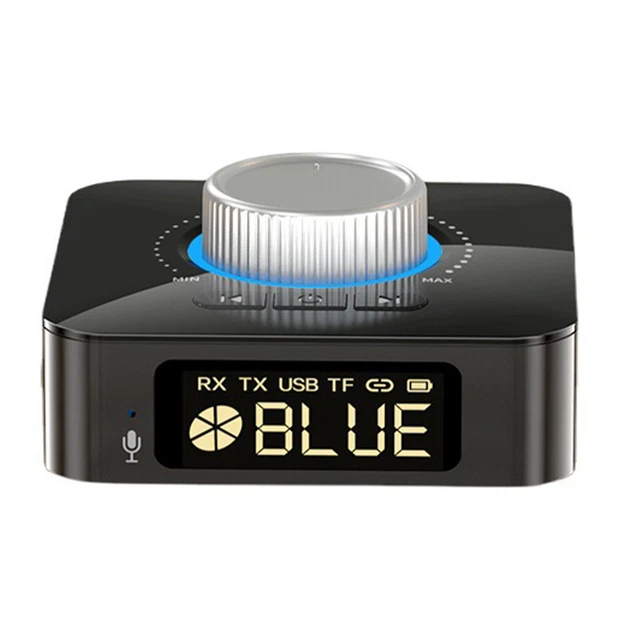 RECHARGEABLE BLUETOOTH 5.0 Receiver Transmitter 3.5mm AUX to RCA Audio ...