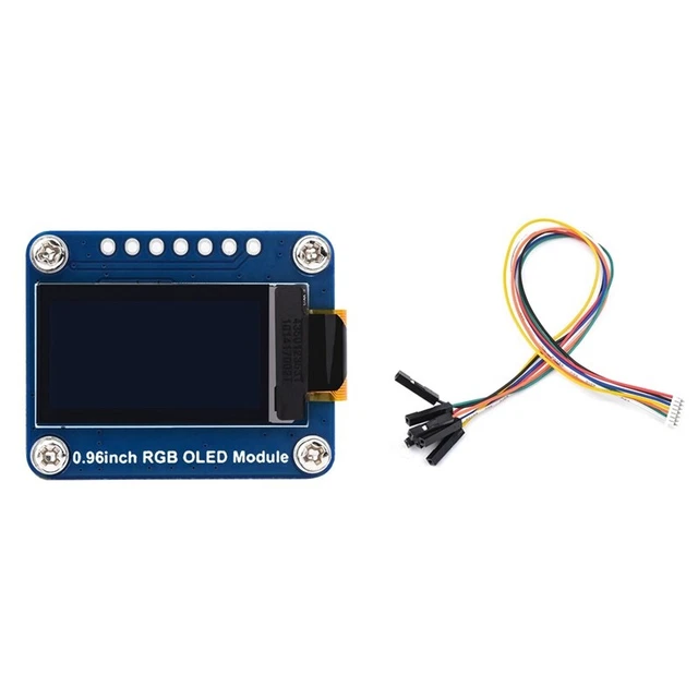0.96INCH RGB OLED Display Module, 64X128 Resolution SPI Interface ...