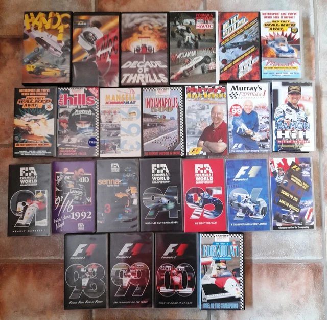 F1 AND MOTORSPORT VHS x 24 £10.00 - PicClick UK